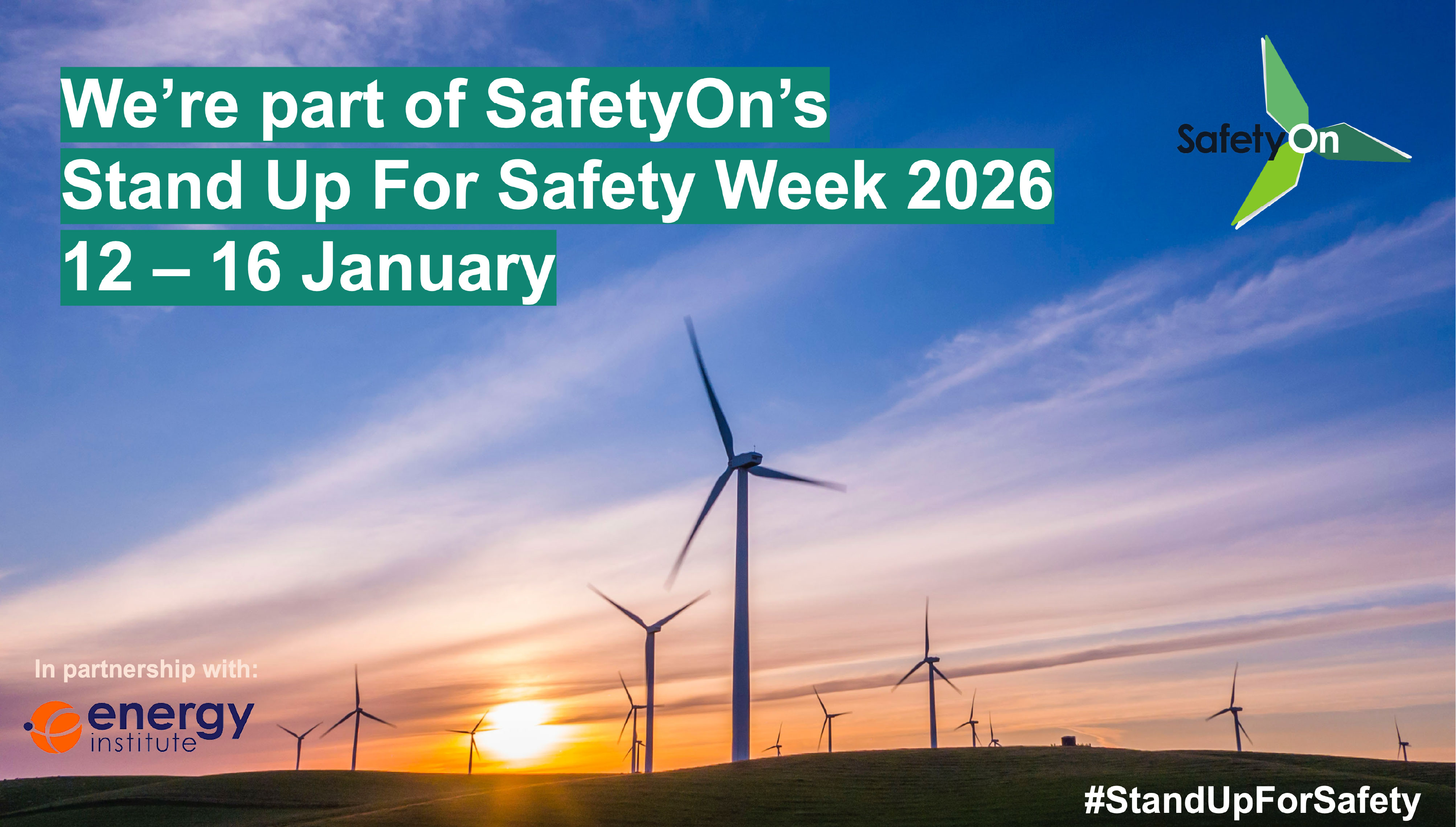 Stand Up for Safety week 12 - 16 January 2026 | SafetyOn